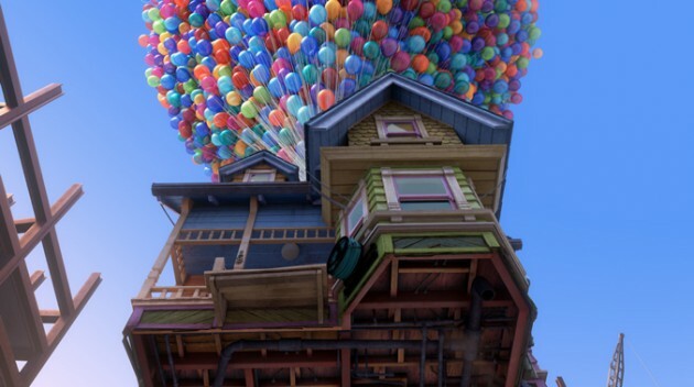 A couple have painted their house to look like the one from Up