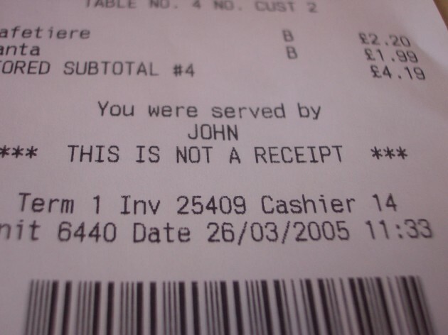 13 receipts that almost justify the existence of receipts