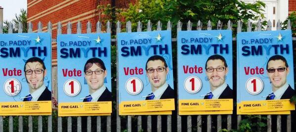 7 surprisingly creative acts of election poster vandalism