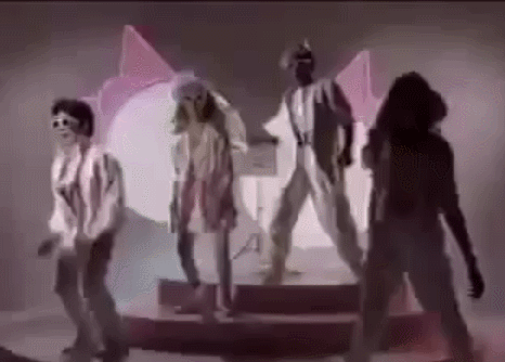 Christian Bale dancing in an eighties cereal ad? Yes please!