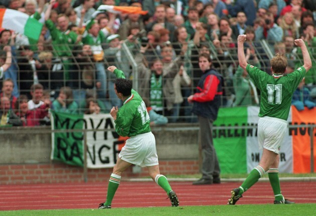 20 years ago today, Ireland warmed up for USA '94 with a 2-0 win over ...