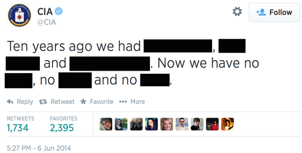CIA joins Twitter with perfect first time tweet, and loads of fake ones