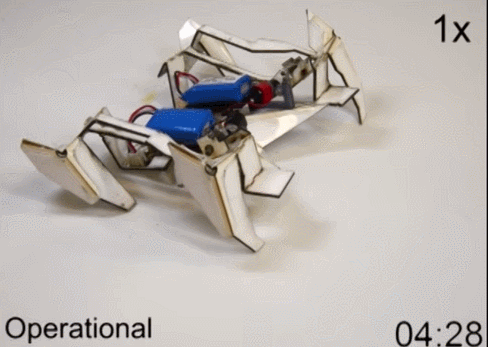 These freaky self-assembled robots build themselves from flat pack