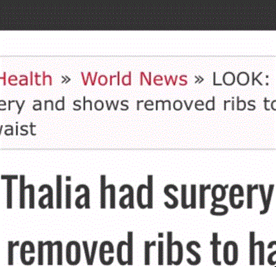 Actress fools everyone into believing she removed ribs to gain slimmer ...