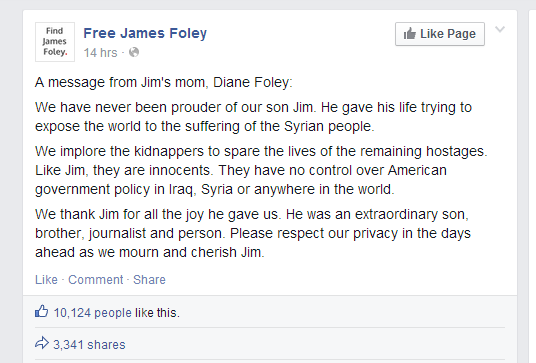 Video of journalist James Foley being beheaded is authentic, says White ...