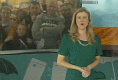 RTÉ meteorologist Nuala Carey had quite an audience at the Ploughing ...