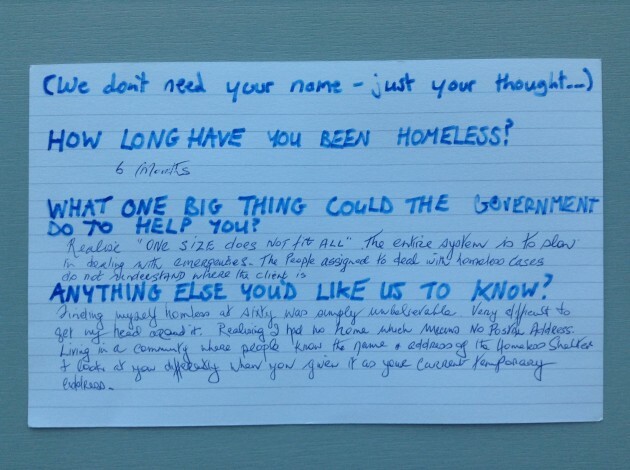 Homeless people answer the questions they're asked the most frequently