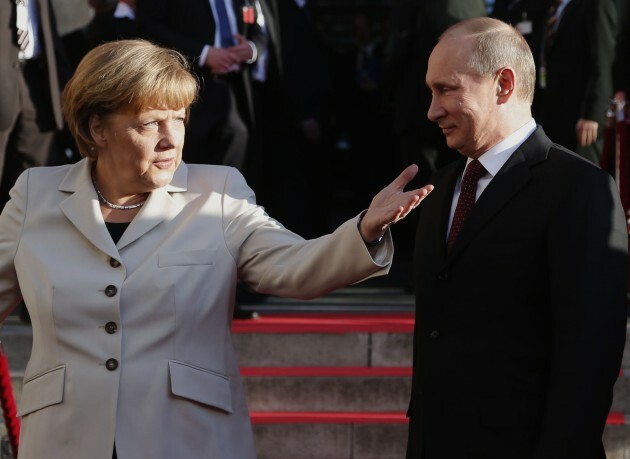 Angela Merkel cancelled a meeting with Vladimir Putin tonight - because ...