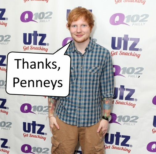 Ed Sheeran still wears Penneys boxers... it's The Dredge