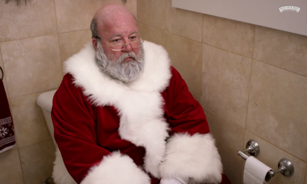 Prepare for your Christmas to be ruined by this ad about Santa having a poo