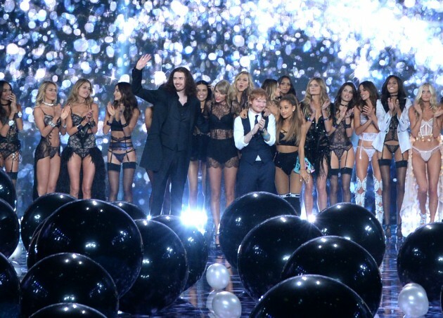 Pics: Hozier with Taylor Swift and Ed Sheeran at the Victoria's Secret ...