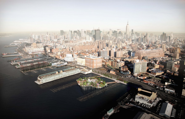 This is the futuristic $130 million floating park being built on a New ...