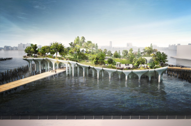 This is the futuristic $130 million floating park being built on a New ...