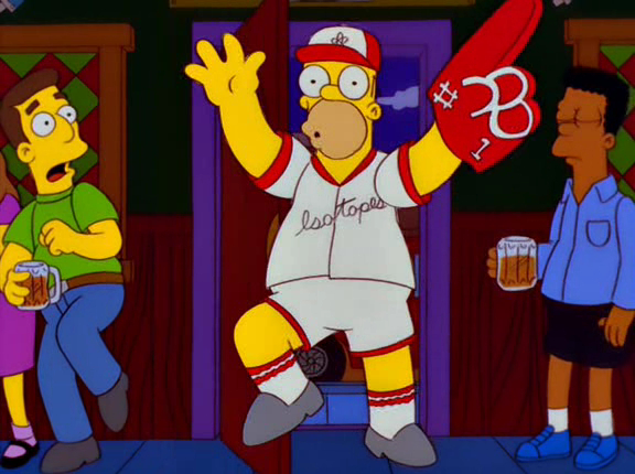 25 years old today: 7 times when The Simpsons was perfect sporting TV