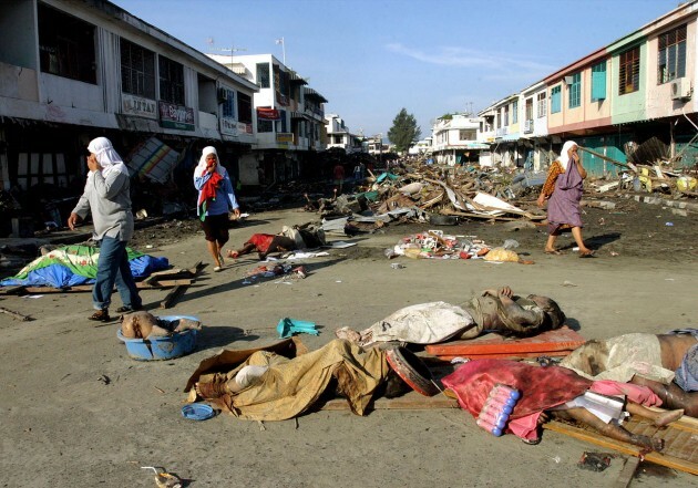 Flashback: The massive devastation caused by the tsunami which tore ...
