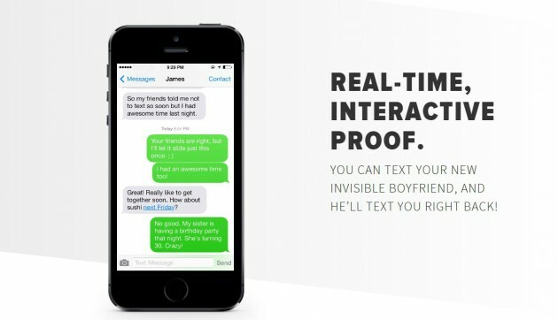Here's how the Invisible Boyfriend app does its job creepily well Here's how the Invisible Boyfriend app does its job creepily well