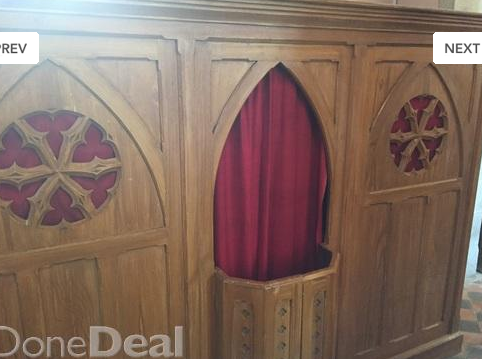 This confession box for sale on DoneDeal is an absolute steal