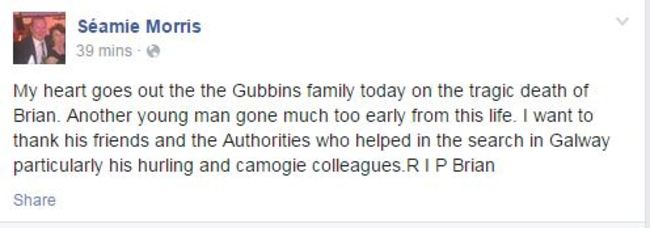 Body found in search for missing student Brian Gubbins · TheJournal.ie