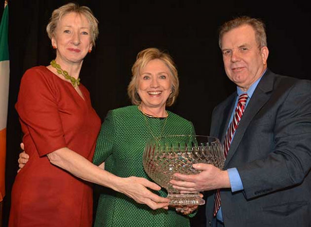 Hillary: Bill granting Gerry Adams a visa helped lead to peace in Ireland
