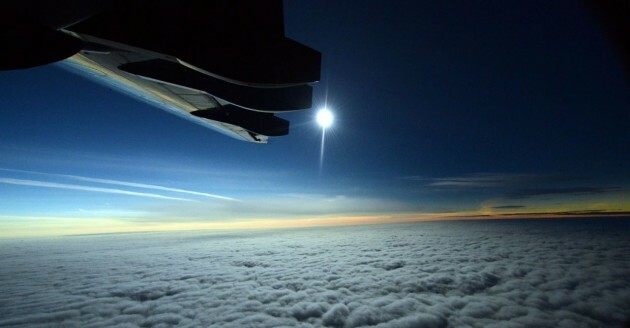 Above the clouds: These eclipse photos from the Irish Air Corps are ...