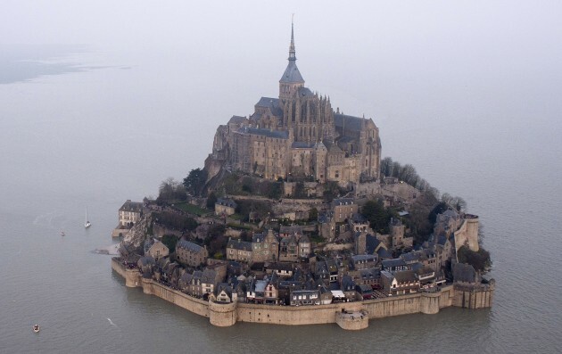 A 'supertide' has turned this French monastery into an island