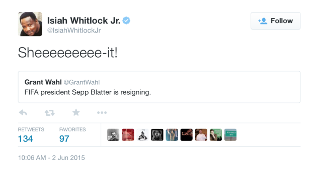 Senator Clay Davis from 'The Wire' had the perfect reaction to Sepp ...