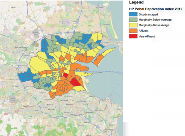 This map shows how Dublin is a city divided · TheJournal.ie