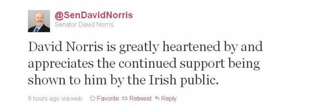 Campaign steps up push for David Norris to re-enter presidential race