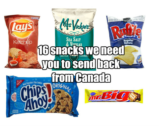 16 snacks we need you to send back from Canada · The Daily Edge