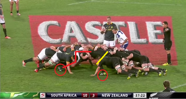 Analysis: All Blacks scrum showed its weakness against South Africa