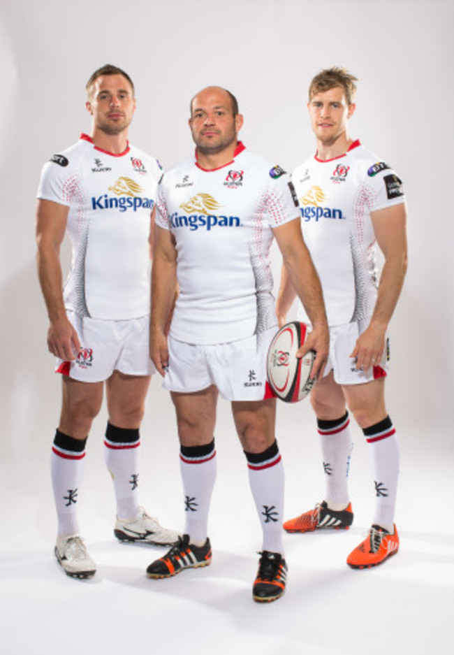 Ulster's new jerseys are a classic white and an eye-catching cyan