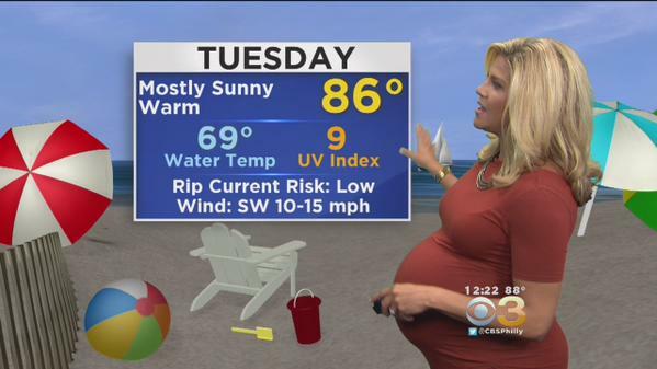 A pregnant TV reporter was called 'a sausage in casing' - here's her ...