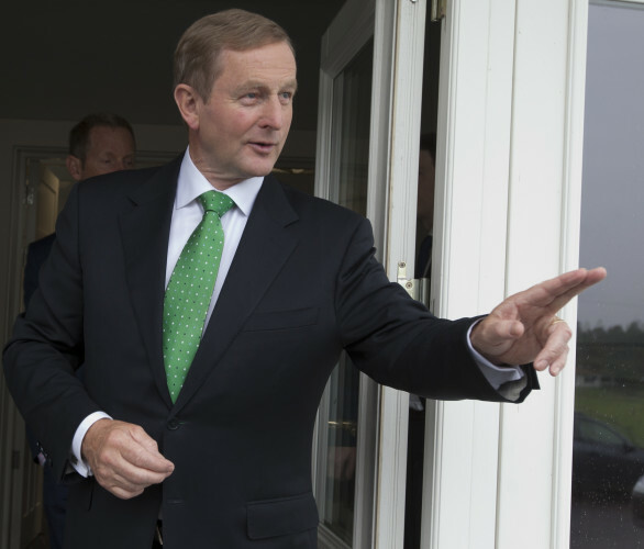 Enda was banging on about the 'political magicians' today