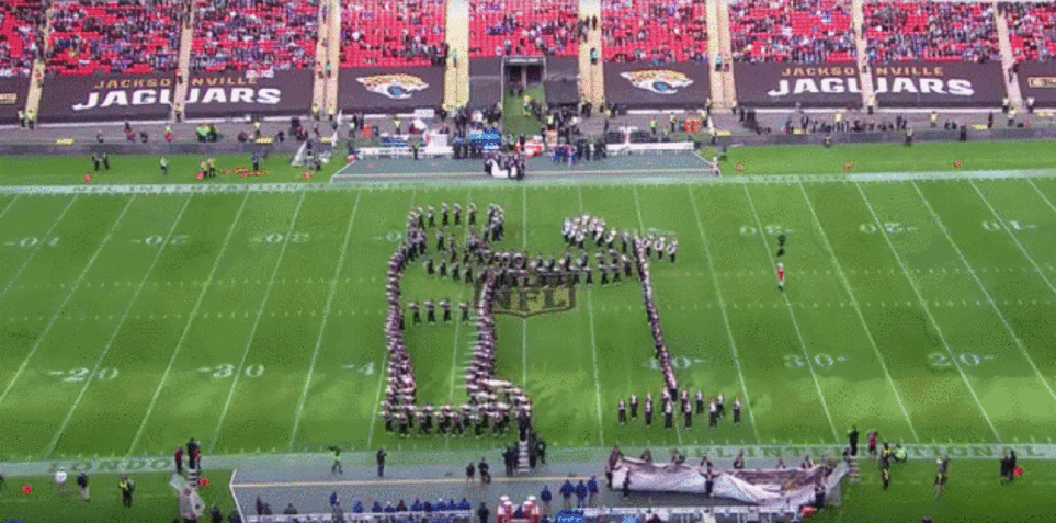 The marching band was the best thing about the NFL's latest Wembley game