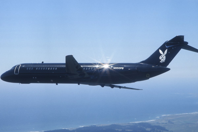 See what it was like to fly on The Big Bunny, Hugh Hefner’s customised ...