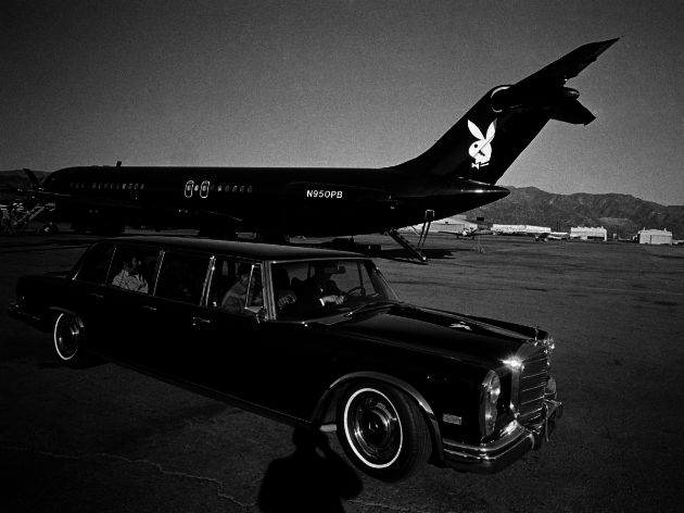 See what it was like to fly on The Big Bunny, Hugh Hefner’s customised ...