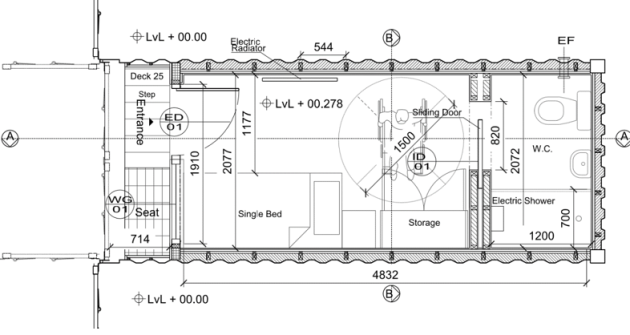 The shipping container that could provide short-term accommodation for ...