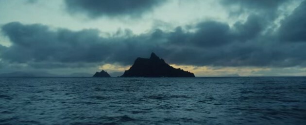 Skellig Michael is the very first shot of Star Wars: Episode VIII