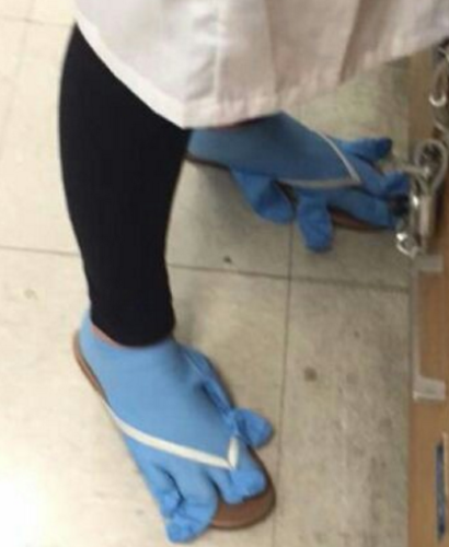 Here's why you shouldn't wear flip-flops to a chemistry lab