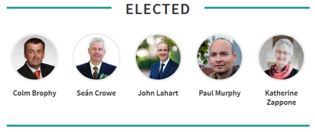 THE WINNERS: These are all the TDs that have been elected