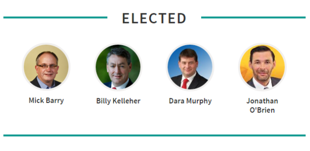 THE WINNERS: These are all the TDs that have been elected