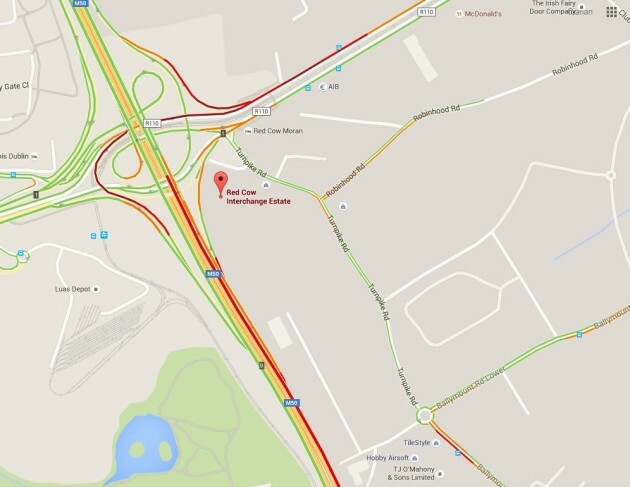 Commuting liveblog: Dublin traffic very heavy, breakdown at Red Cow ...