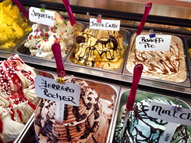 An ice cream parlour in Wexford serves this gorgeous Jaffa Cake gelato