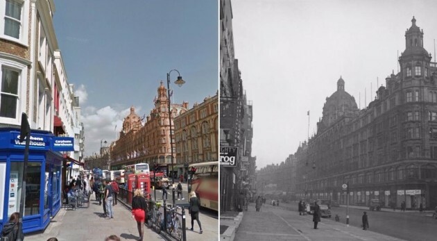As it was: These photos compare London as it is now with how it was 100 ...