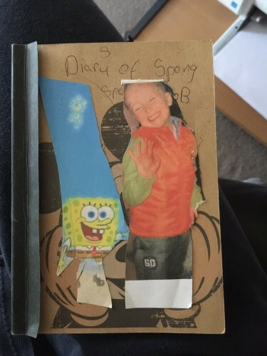 A lad from Mayo found his childhood diary dedicated to Spongebob, and ...
