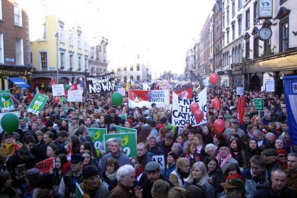 'We were right all along': organisers of huge 2003 Dublin march against ...