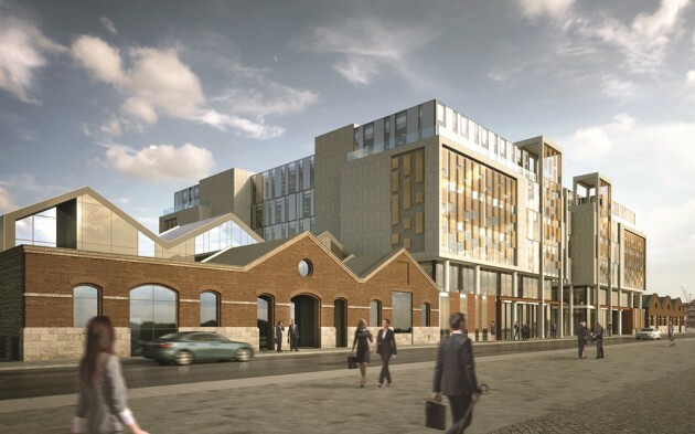 Construction begins on top of the range €100 million Dublin office building