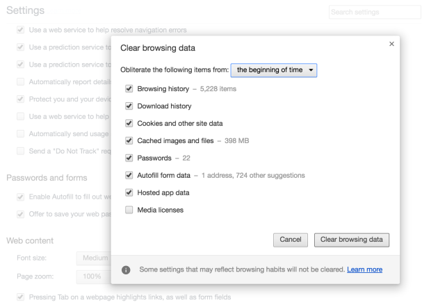 This is how you can quickly remove your embarrassing browser history