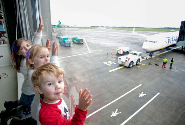 Santa is getting a head start on the festive season in the skies above ...