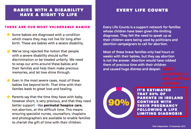 FactCheck: Does this pro-life leaflet stand up to scrutiny?